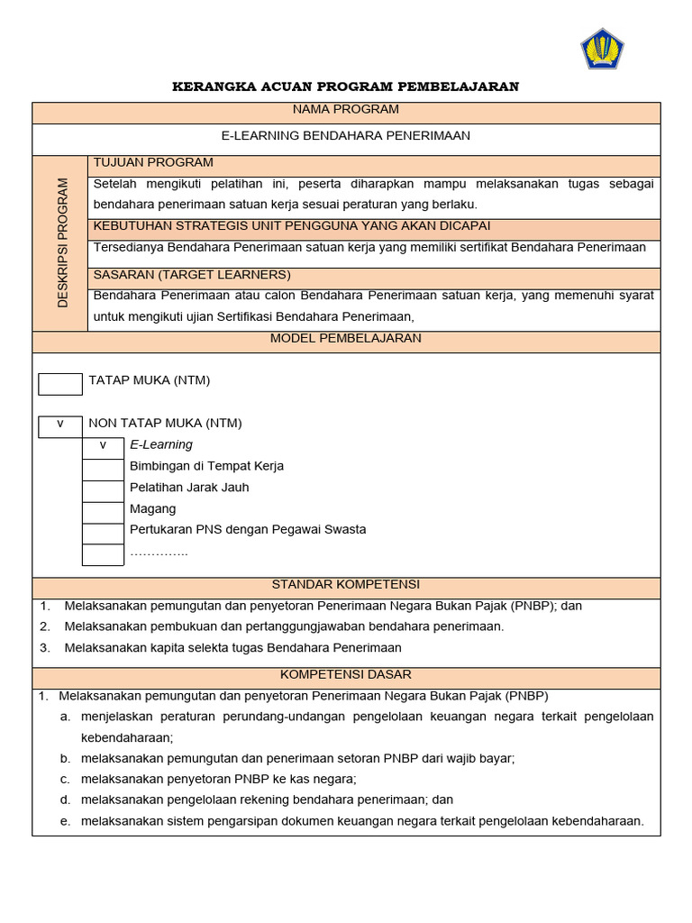 Kap e Learning B.penerimaan 2024 | PDF