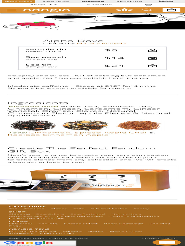 Alpha Dave Tea | PDF