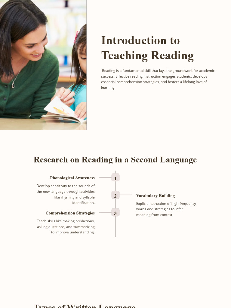 Teaching Reading | PDF | Reading Comprehension | Cognition