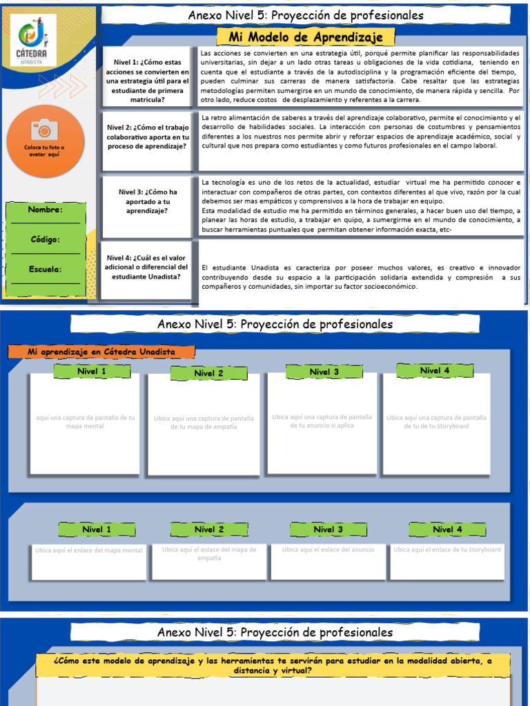 Anexo 5 - Nivel 5 Modelo de Aprendizaje | PDF | Aprendizaje | Conocimiento