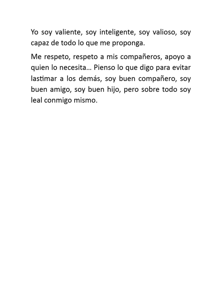 Yo Soy Valiente | PDF