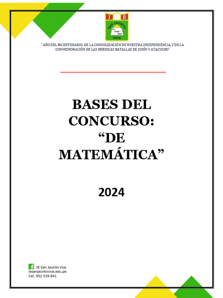 Bases-Conc Matemática. | PDF