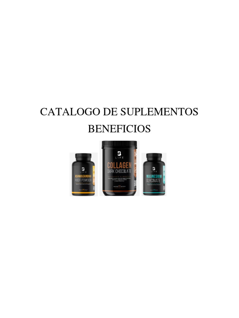 Beneficios de Suplementos | PDF | Metabolismo | Proteínas