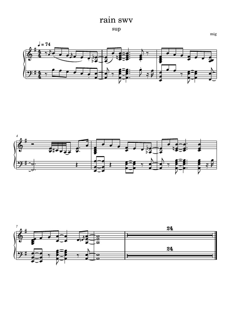 Rain SWV Intro | PDF