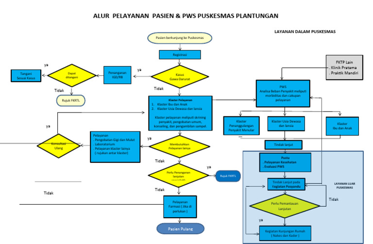 Alur Layanan Pasien Puskesmas | PDF