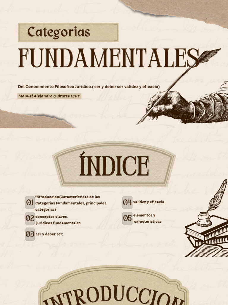 Categorías Fundamentales del Derecho | PDF | Constitución | Justicia