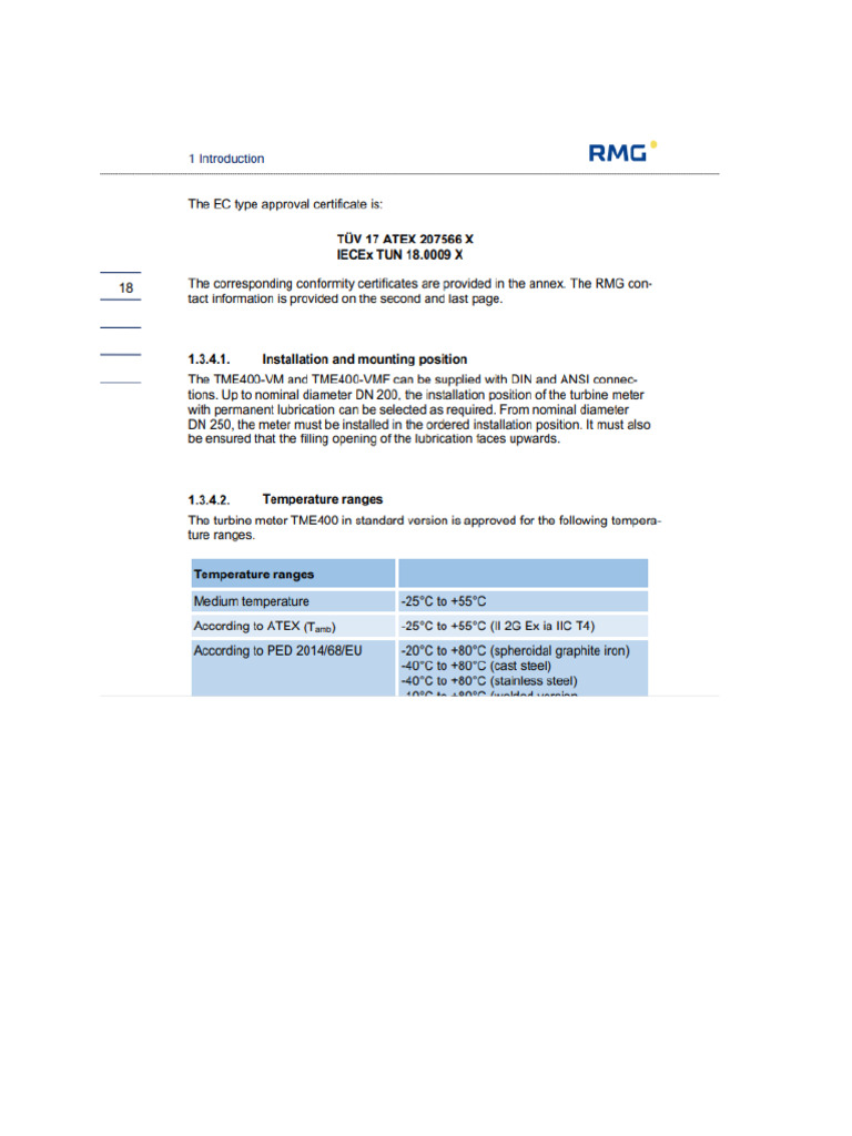 Flow Meter RMG-16 | PDF