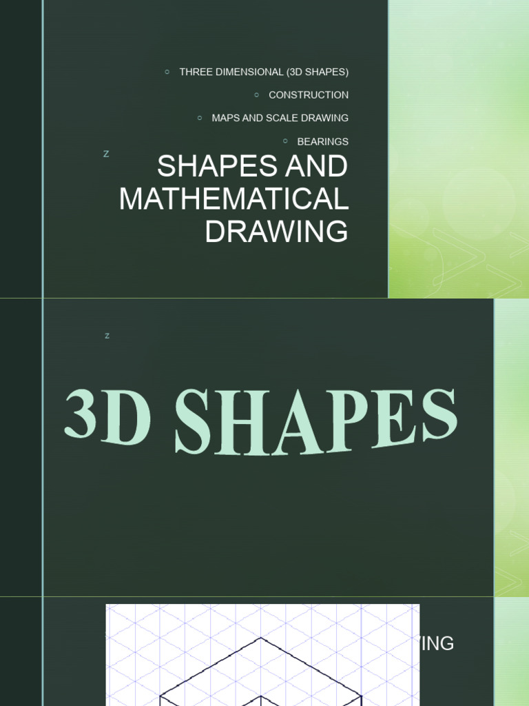 Shapes and Mathematical Drawing | PDF | Map | Shape
