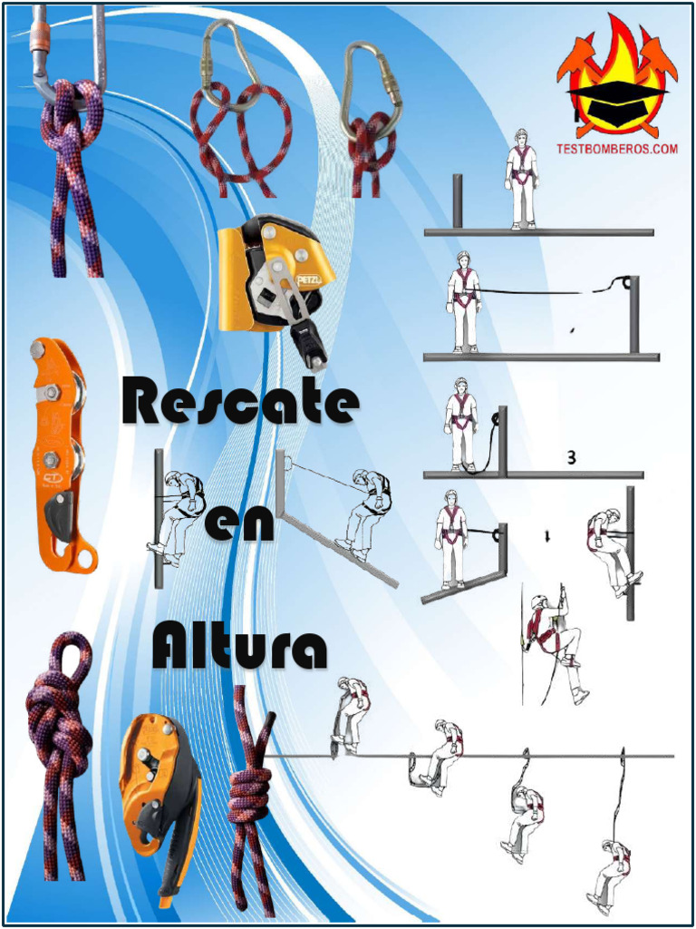 Rescate en Altura | PDF | Cuerda | Nudo