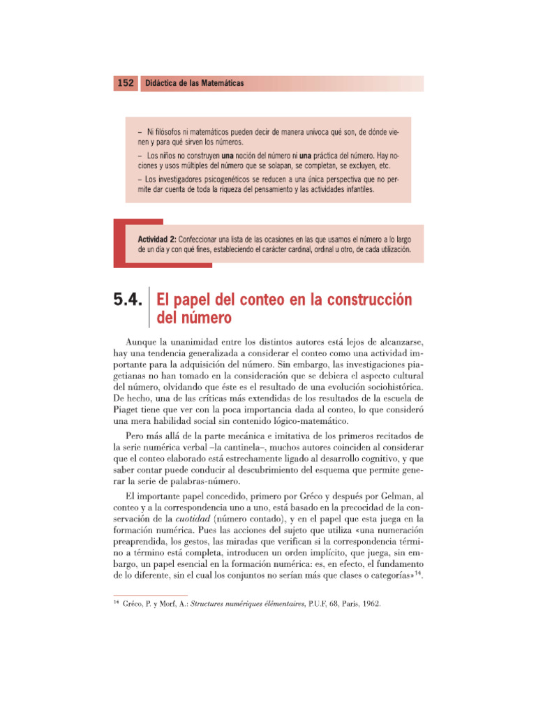 El Papel Del Conteo | PDF