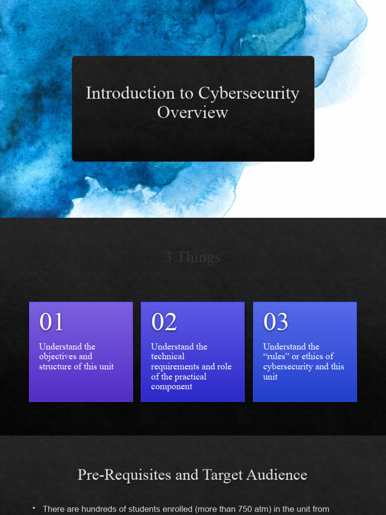 Introduction to Cybersecurity Basics | PDF | Security | Computer Security