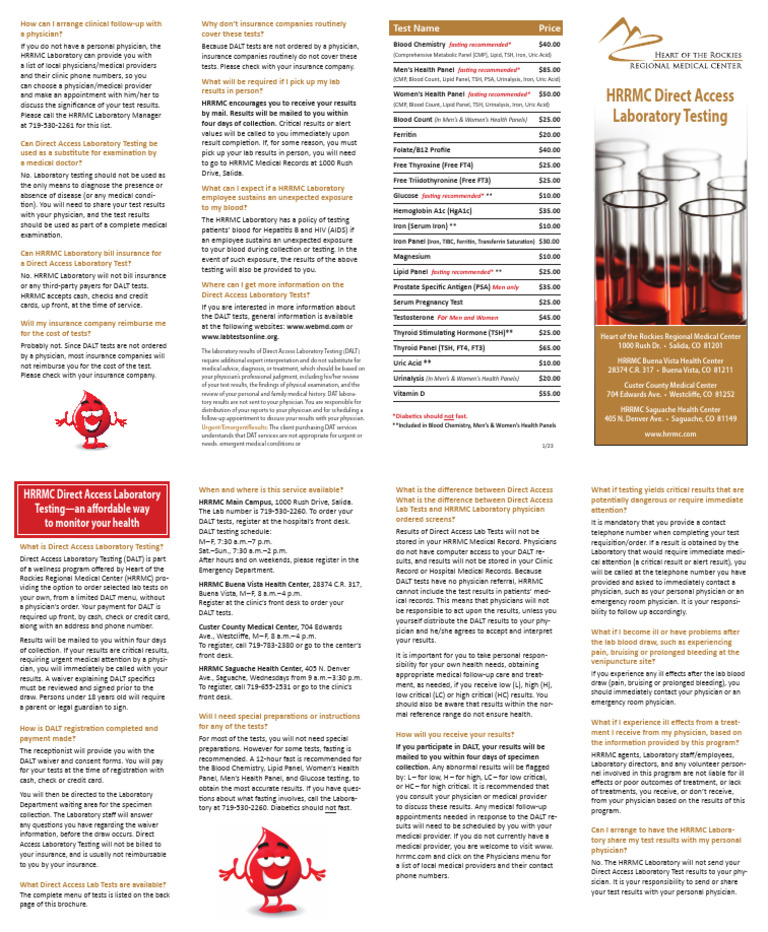 DAT-brochure_2023 | PDF | Clinical Medicine | Medicine