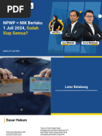 Panduan Registrasi Massal NIK - Portal NPWP 19.11.2025 | PDF