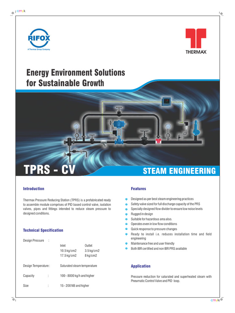 PRS CV Catalogue Min | PDF | Valve | Steam