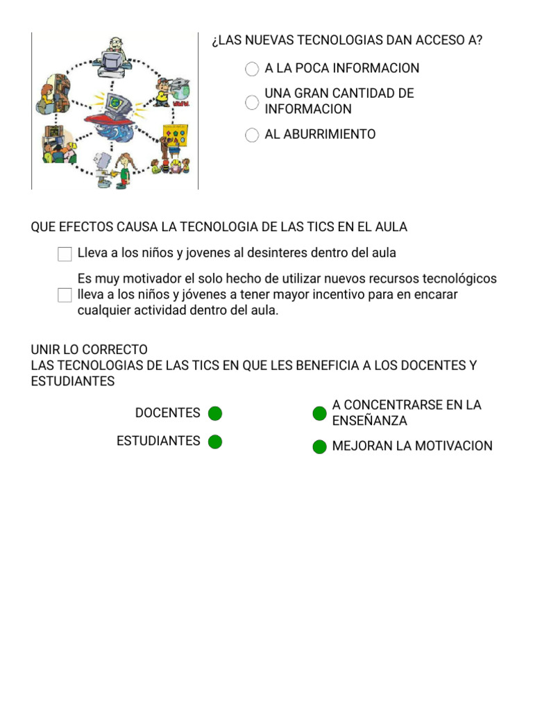 Test Las Tics 7 | PDF | Tecnología de información y comunicaciones ...