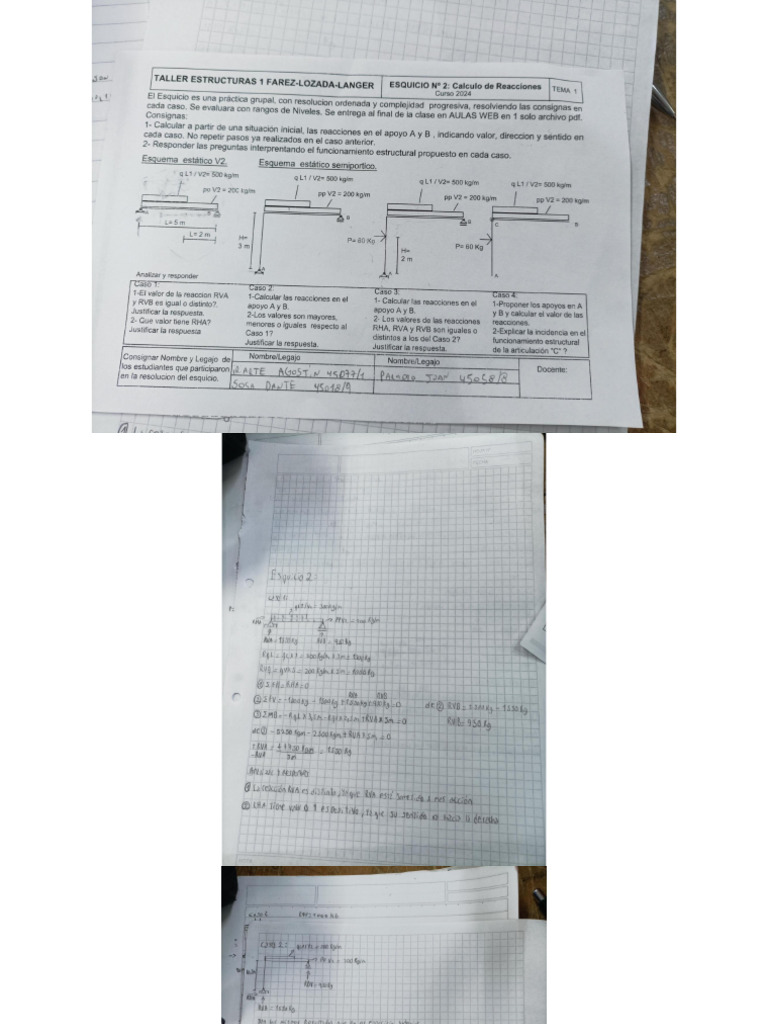 Esquicio n2 Estructuras | PDF