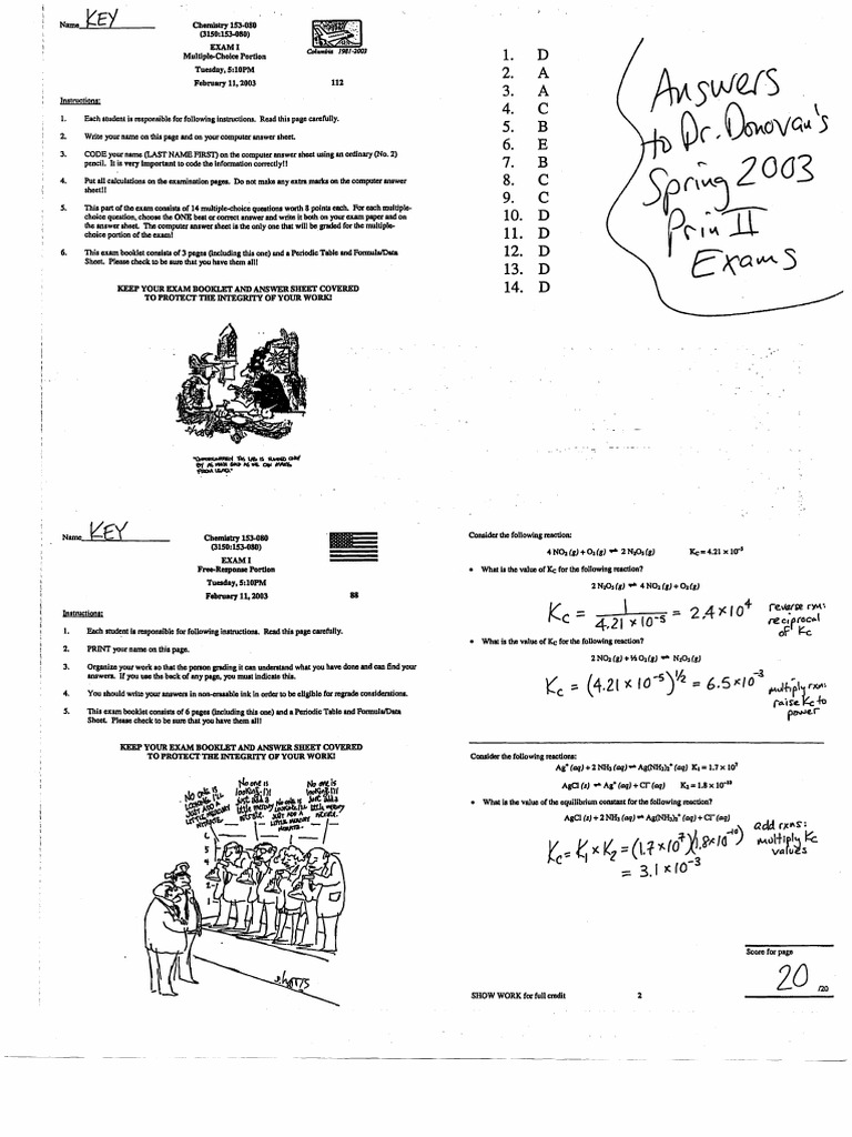 Practice Test Key | Download Free PDF | Tests