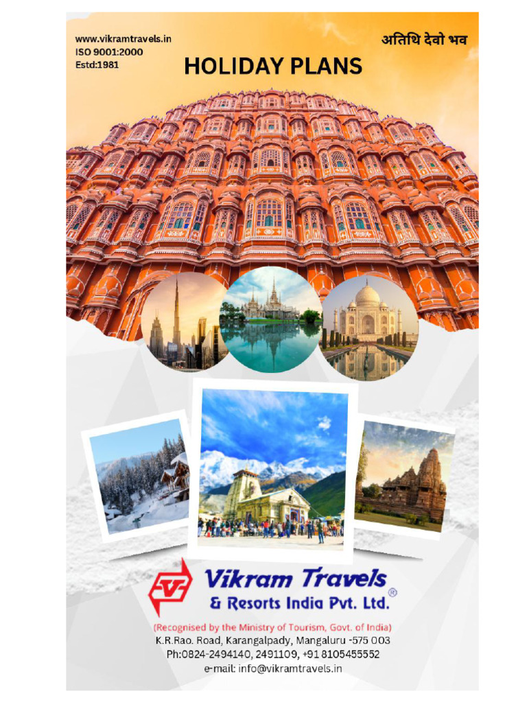 Vikram Travels 2024 Brochure | PDF | Transport