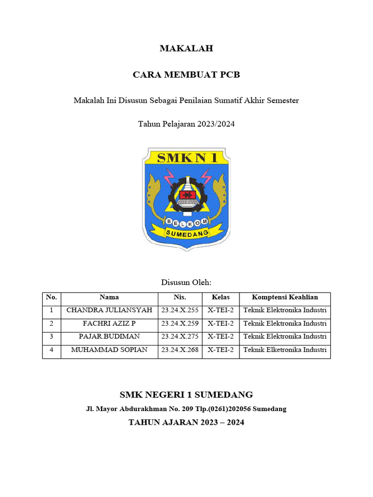 Cara Membuat Pcb Pdf