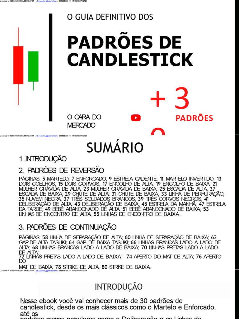Guia Completo de Padrões Candlestick | PDF