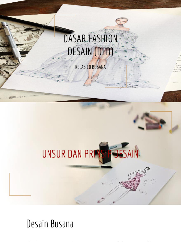 Unsur dan Prinsip Desain Busana | PDF