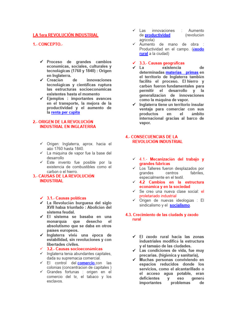 1era Rev. Industrial | PDF | Revolución industrial | Economias