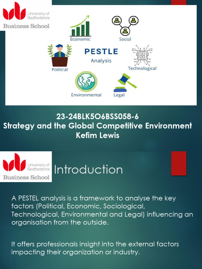 Pestle Analysis Presentation | PDF | Economics | Marketing