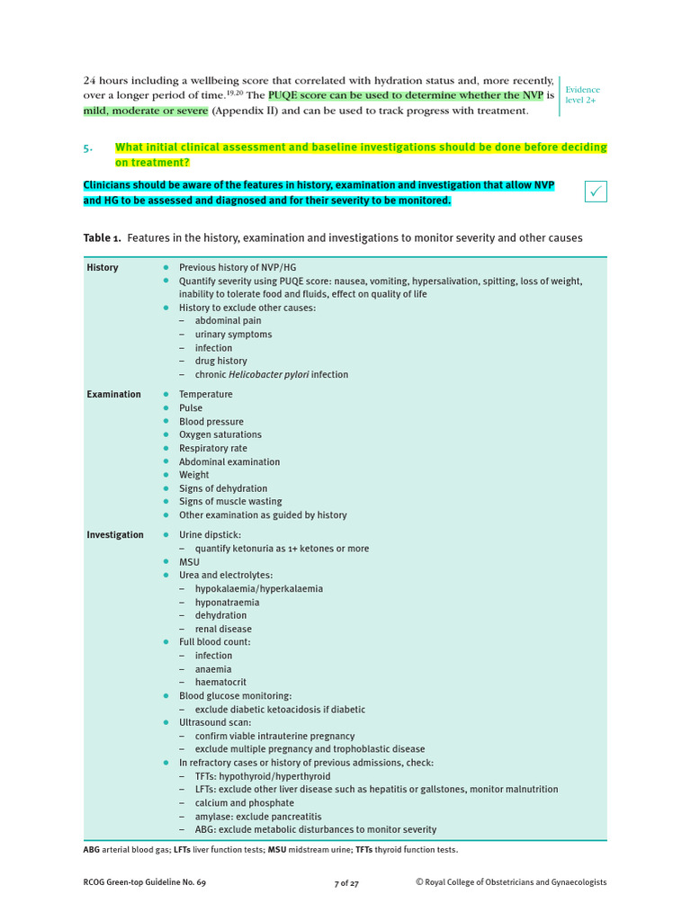 Charts of All RCOG GTG 2 | PDF | Childbirth | Gestational Diabetes