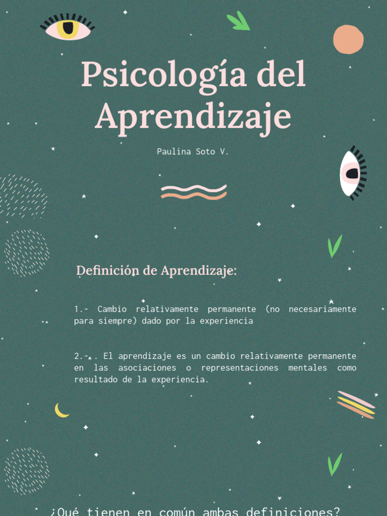 Psicologia Del Aprendizaje UNAP - 1 | Descargar gratis PDF | Aprendizaje | Reforzamiento