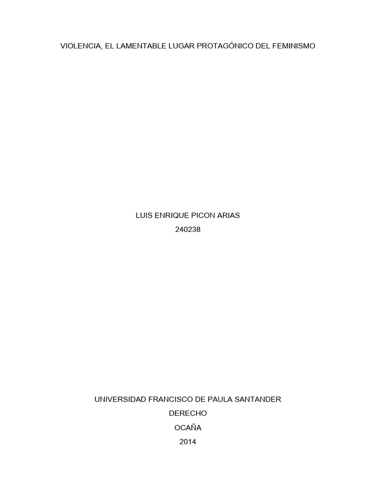 Ensayo de Hermeneutica. | PDF | La violencia contra las mujeres | Violencia