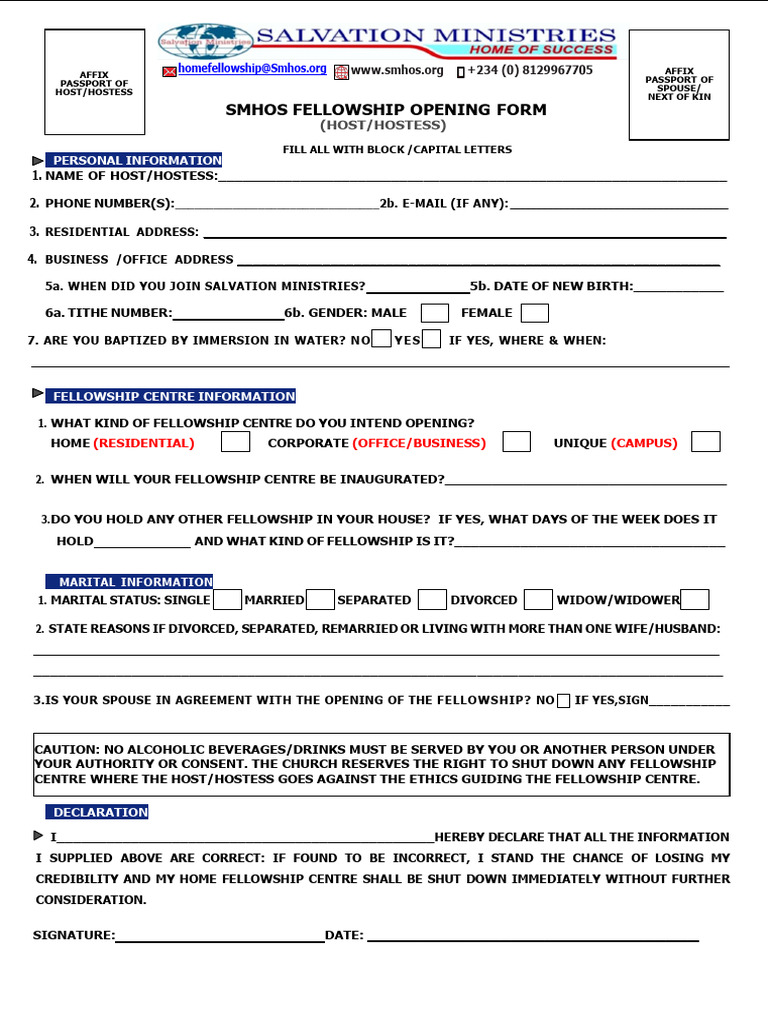 OPENING - FORM-2024 New | PDF | Marriage | Marriage, Unions And ...