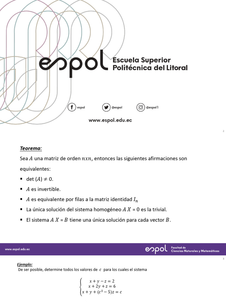 Teoremas Y Ejemplos De Espacios Vectoriales Pdf Espacio Vectorial