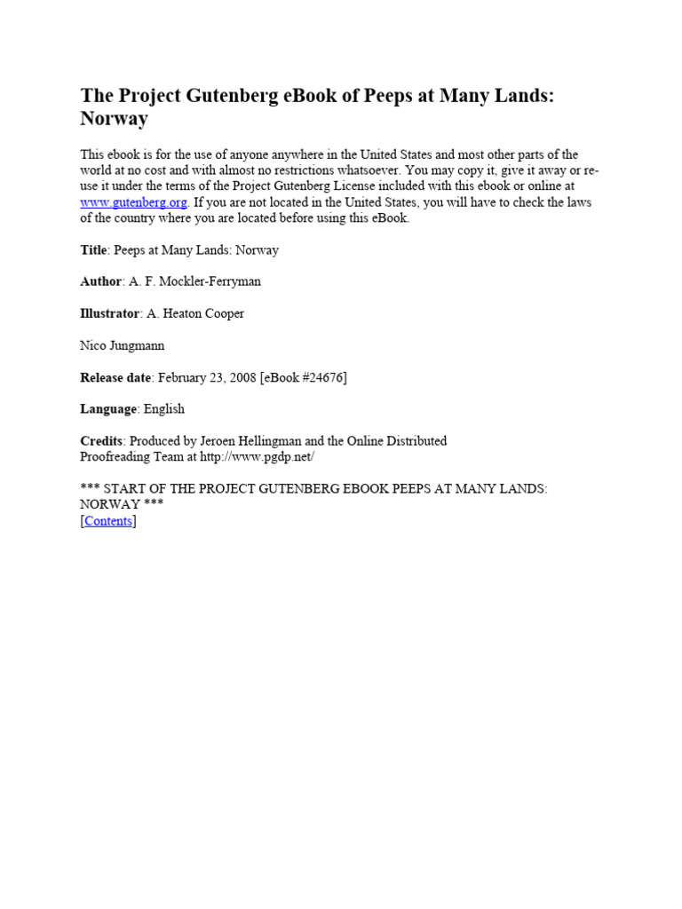 Peeps at Many Lands | PDF