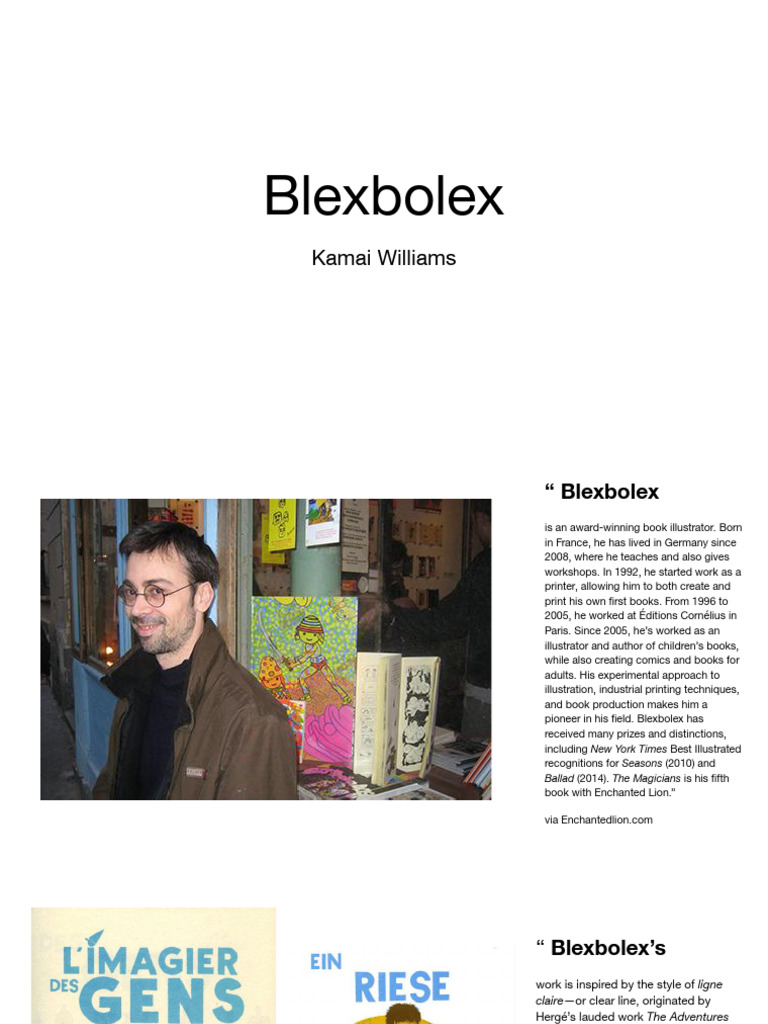 Blexbolex: Illustrator & Innovator | PDF