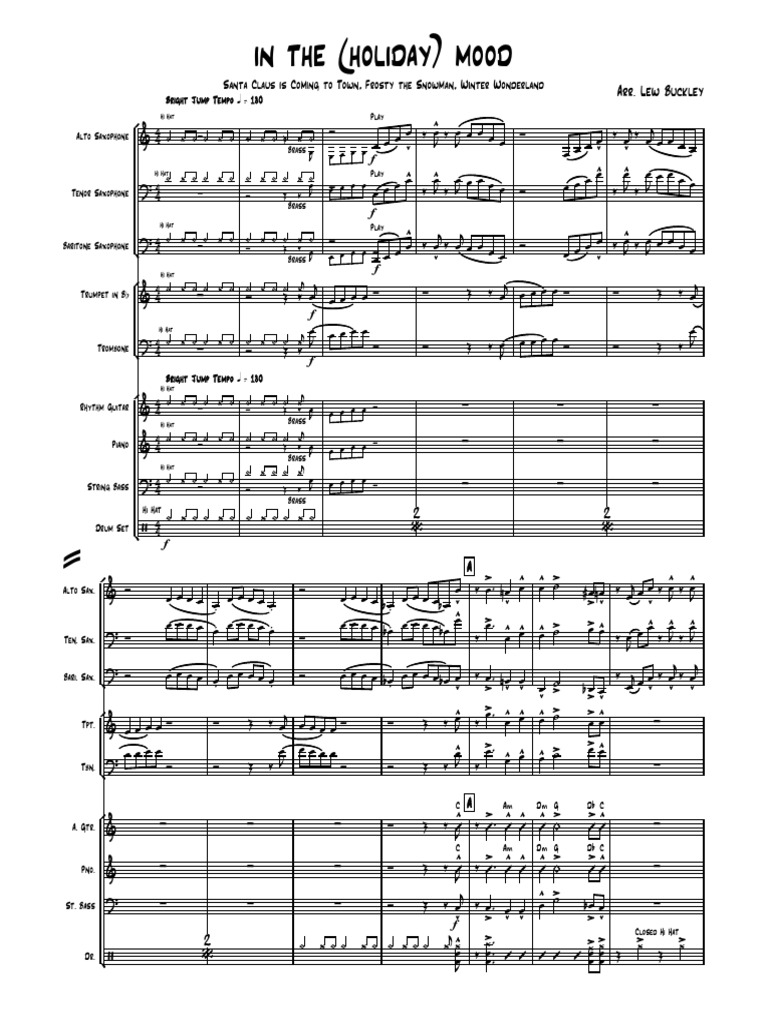 Holiday Score | PDF