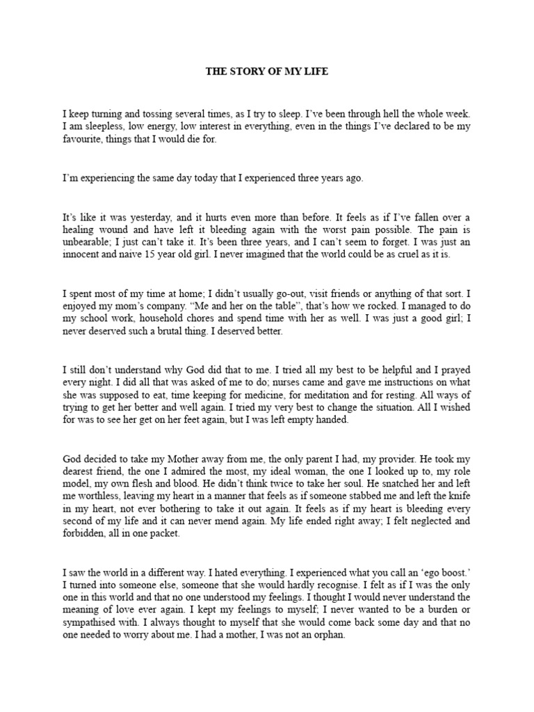 The Story of My Life | PDF