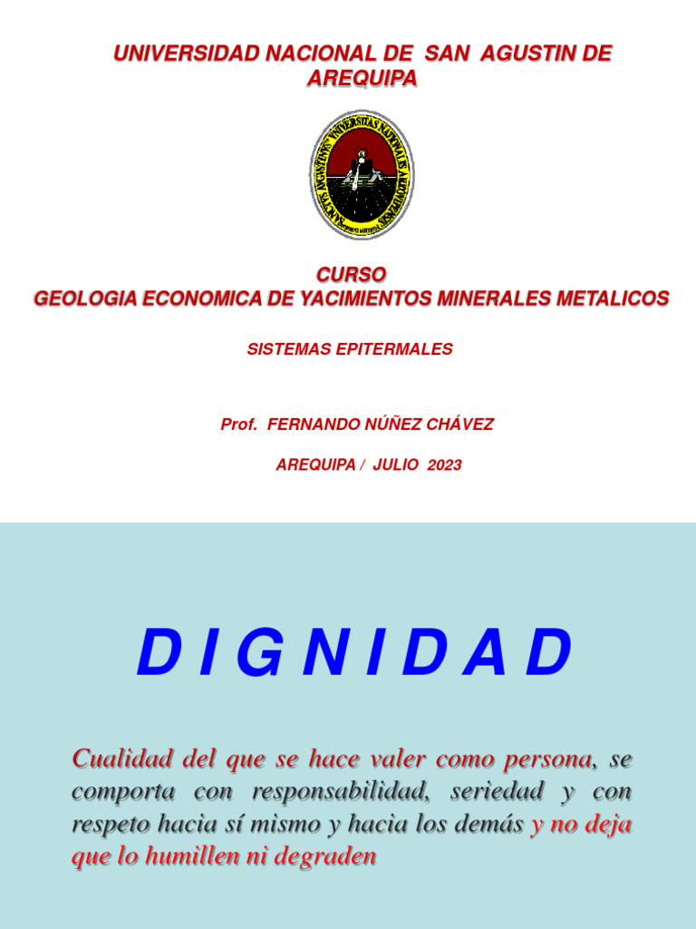 7 Yacimientos Epitermales | PDF | Minerales | Magma