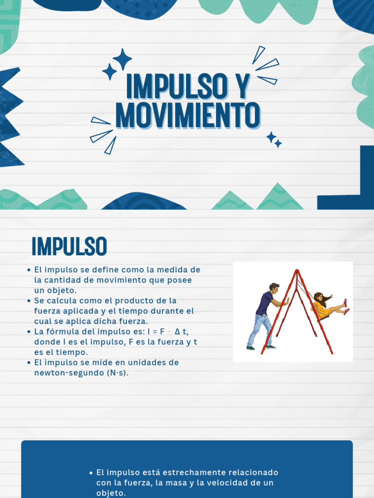 Impulso | PDF | Las leyes del movimiento de Newton | Fuerza