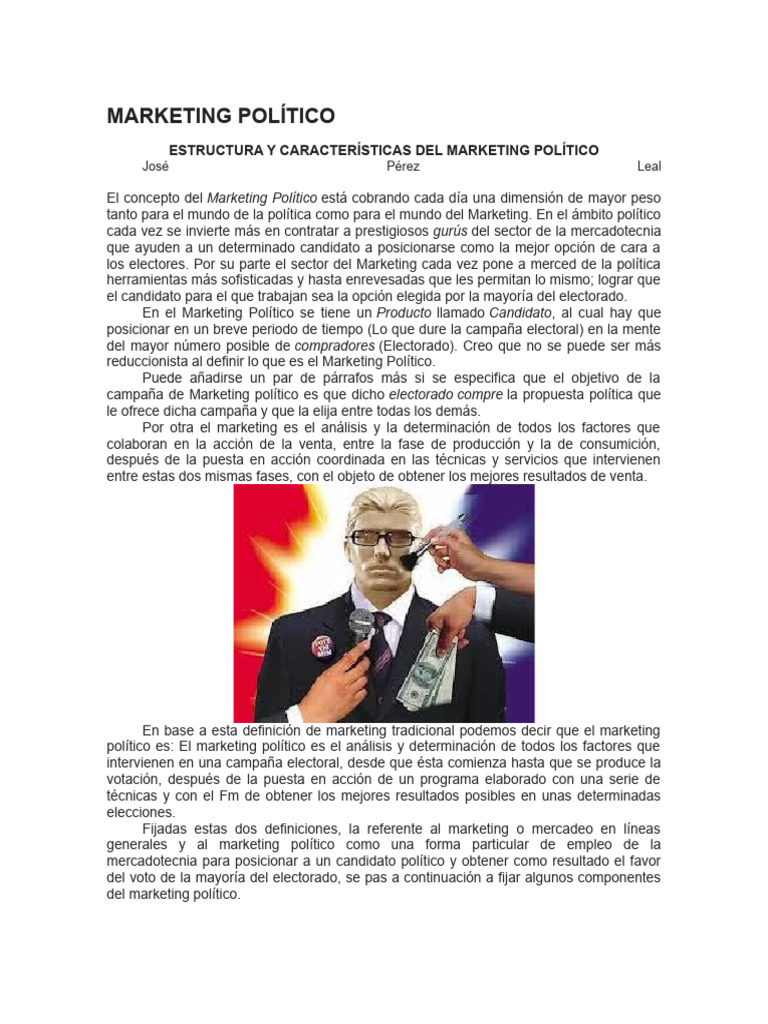 Estrategias Clave del Marketing Político | PDF | Marketing | Mercado ...