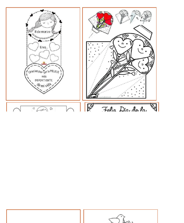 Plantillas Para Detalle Día De La Mujer Pdf