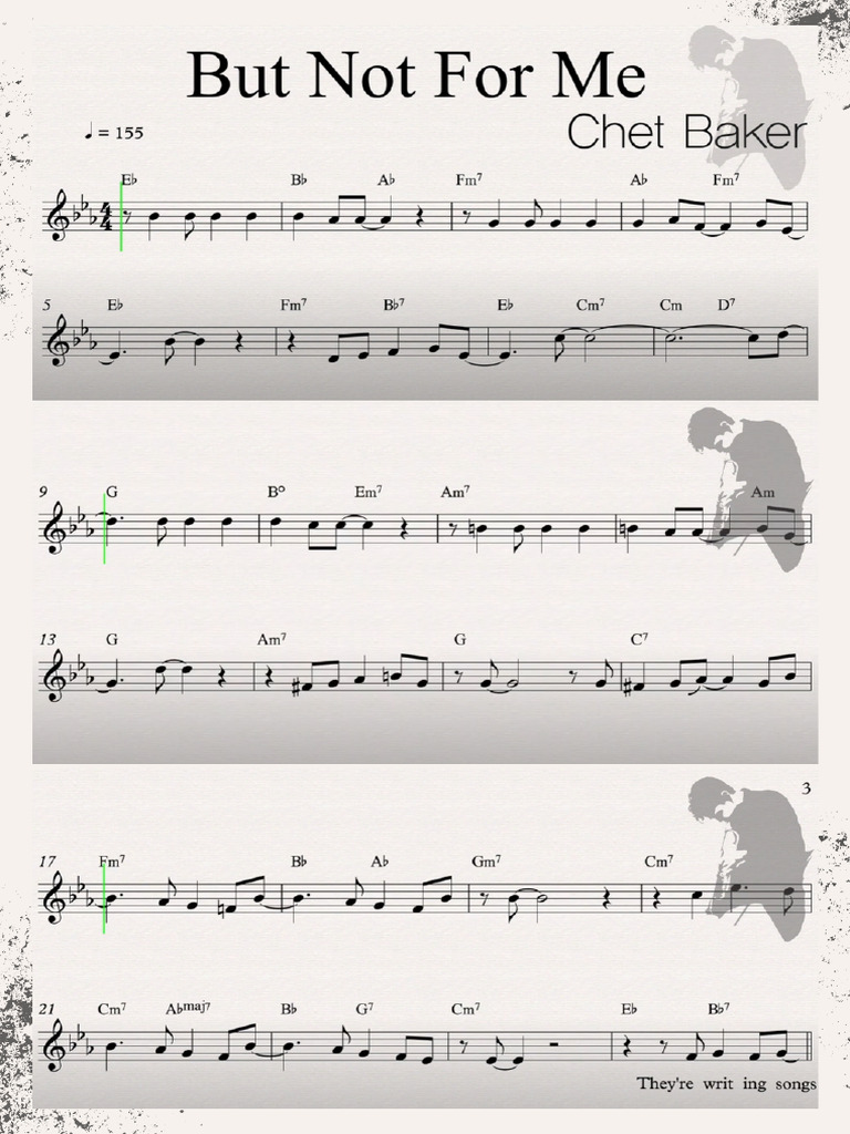 But Not For Me - Chet Baker | PDF
