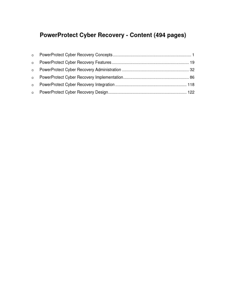 Power Protect Cyber Recovery | PDF | Malware | Cloud Computing