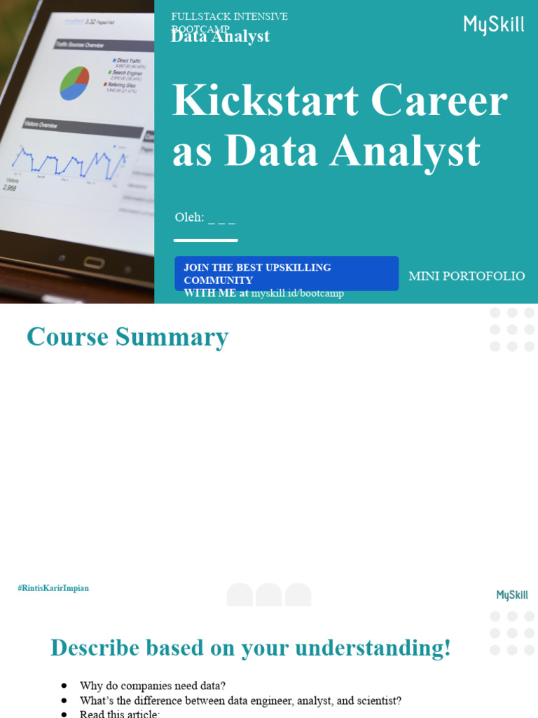 Case 1. Kickstart Career As Data Analyst | PDF