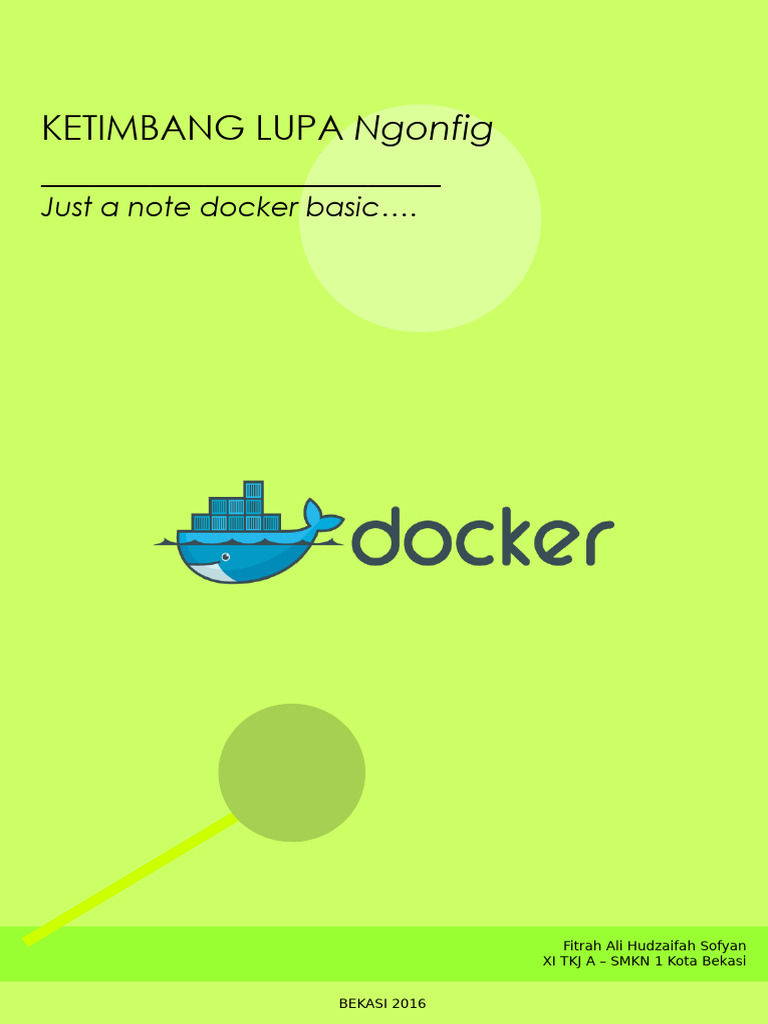 Hanya Biar Ga Lupa Tutorial Dasar Docker | PDF