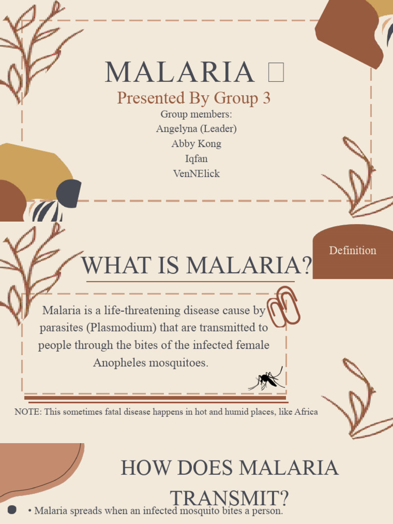 MALARIA | PDF | Malaria | Mosquito