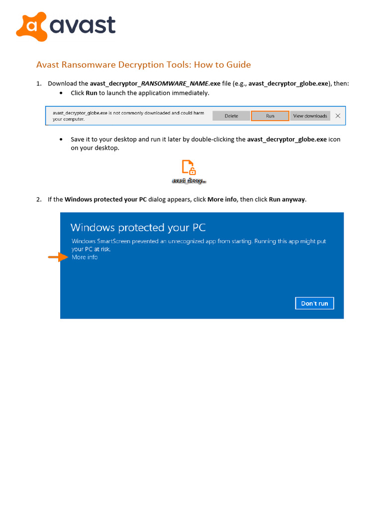 Avast - How To Guide | PDF