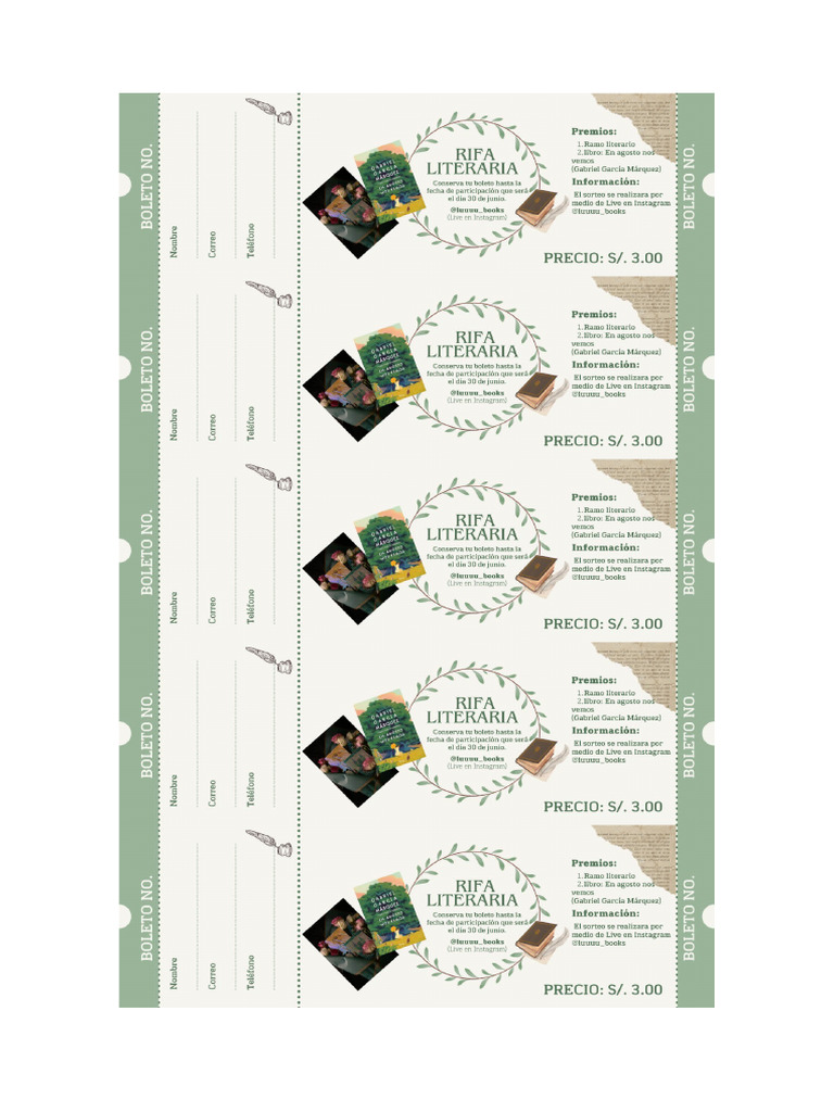 Rifas Diseño Mejorado | PDF