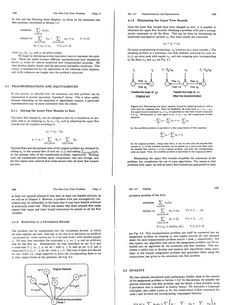 The Min Cost Flow Problem | PDF The Min Cost Flow Problem | PDF