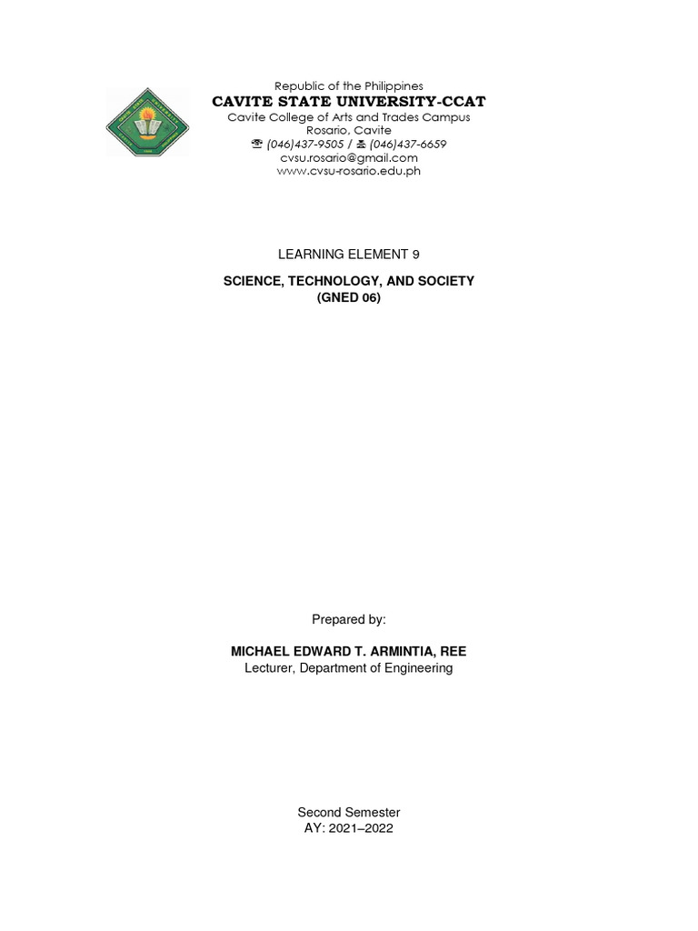 GNED 06 Learning Element 9 | PDF | Pleasure | Happiness