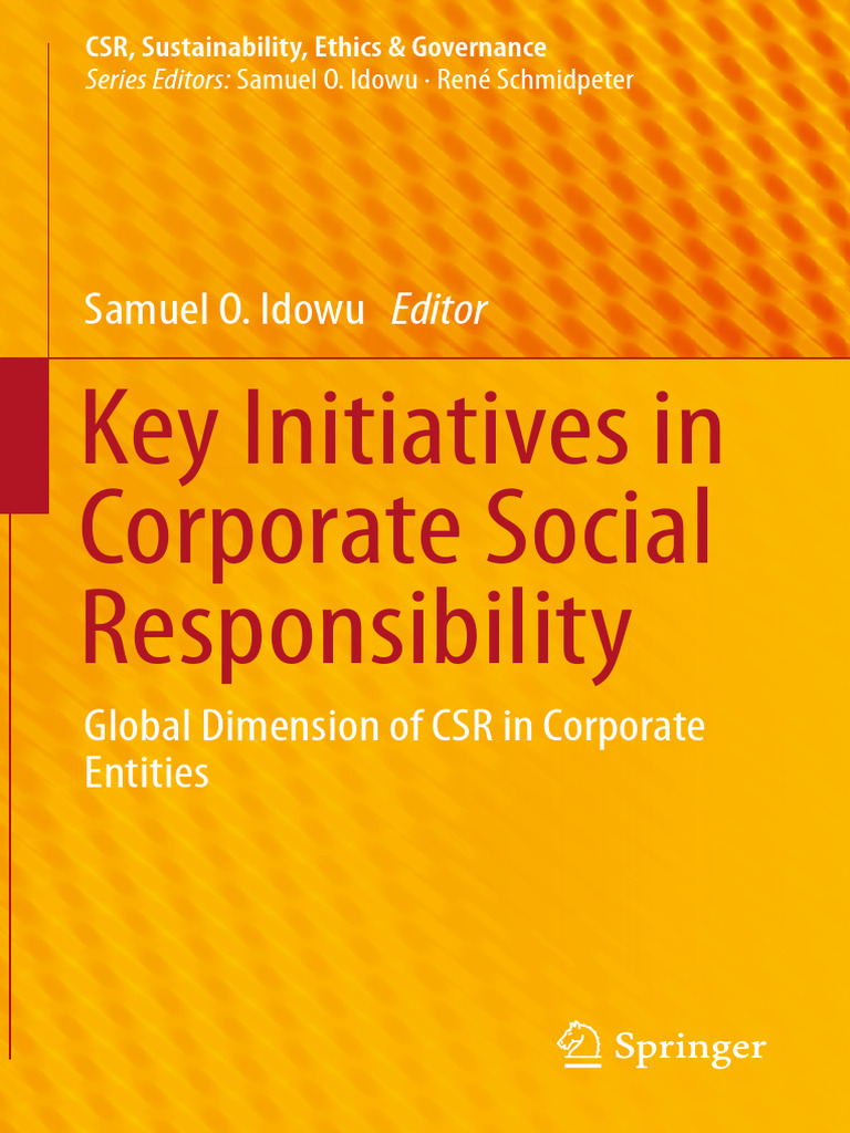 Key Initiatives in Corporate Social Responsibility - Global Dimension ...